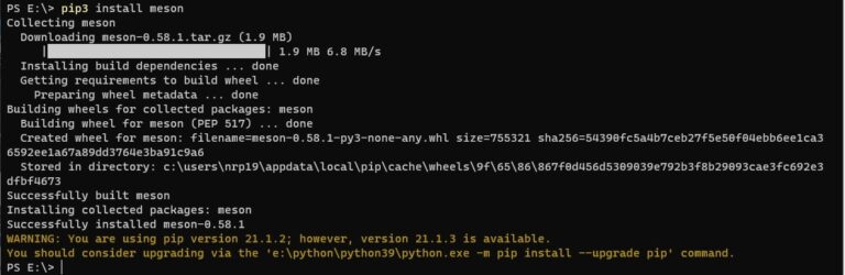 OpenCV Optional Tools (Part 4: Ninja, Meson & HarfBuzz) | hypermemorandum.com
